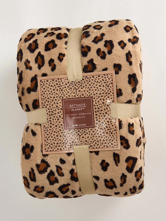 LCW HOME Duplo Ćebe Sa Leopard Dezenom