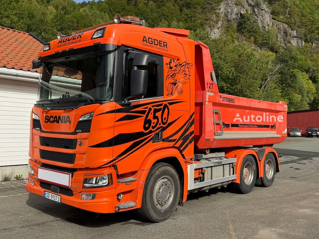 Prodaje se Scania R650 kiper na aukciji