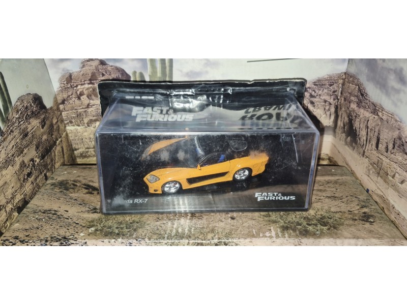 DeAgostini Fast & Furious Local Mazda RX-7 (1995) 1:43