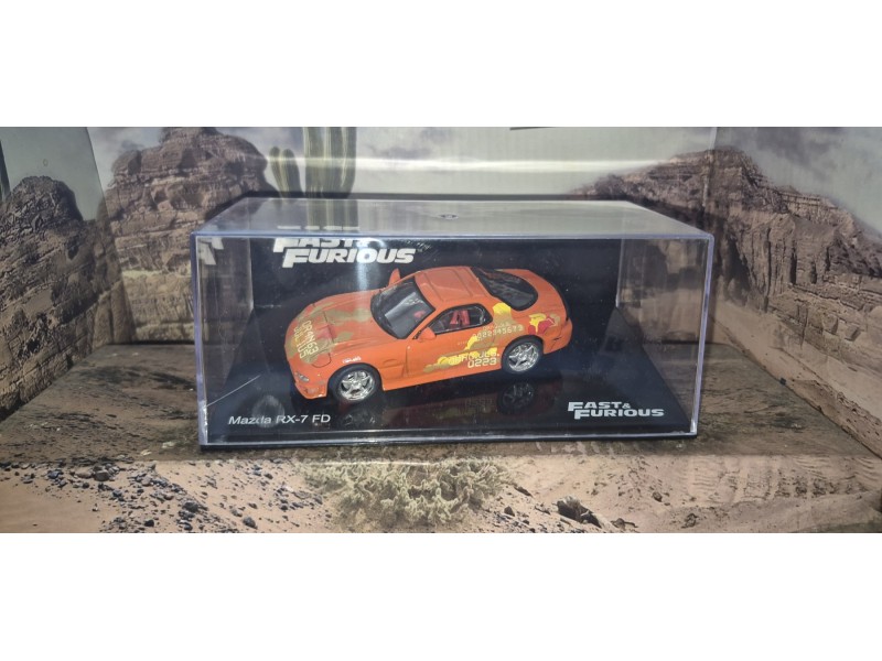 DeAgostini Fast & Furious Local Mazda RX-7 FD 1:43