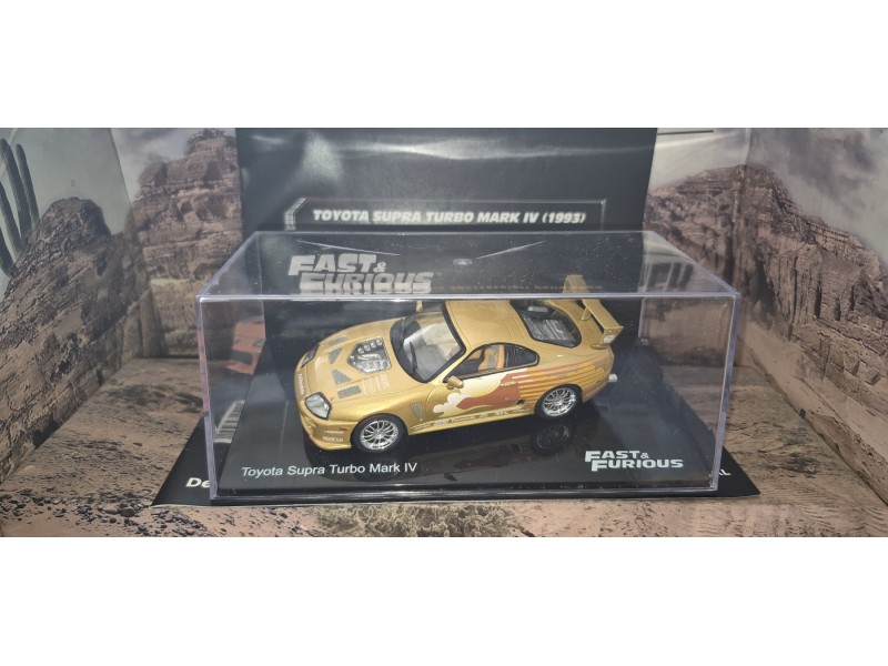 DeAgostini Fast & Furious Toyota Supra Turbo Mark IV
