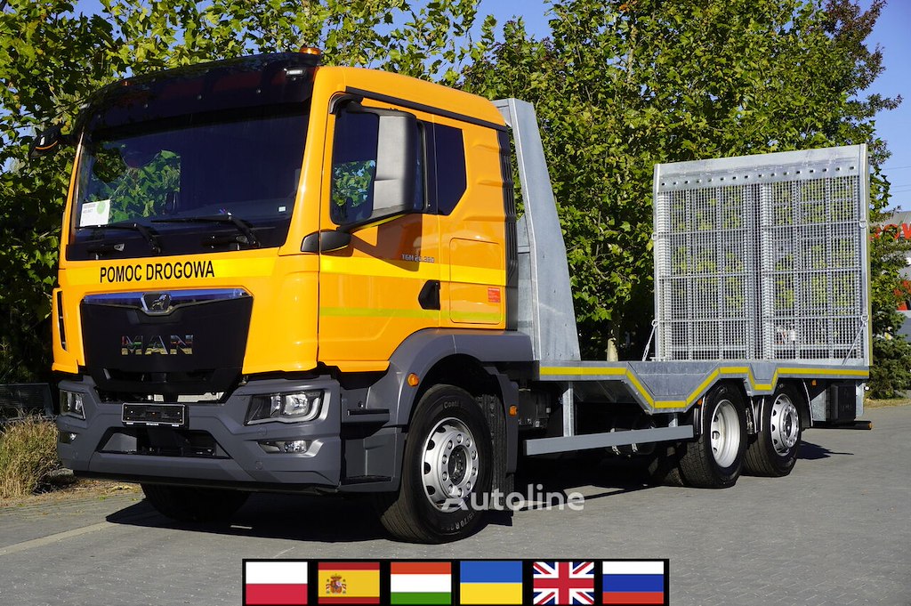 Novi MAN TGM 26.320 6×2-4 tow truck / NEW Galvanized 9.2 m platform / no autotransporter