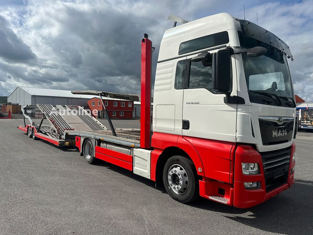 MAN TGX 18.500 autotransporter + prikolica autotransportera