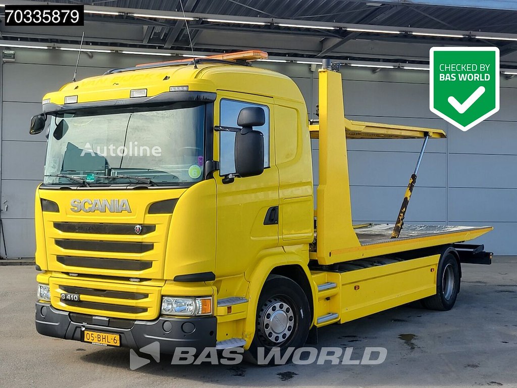 Scania G410 4X2 NL-Truck GS Meppel Abscheppwagen Recovery vehicle Winch šlep auto