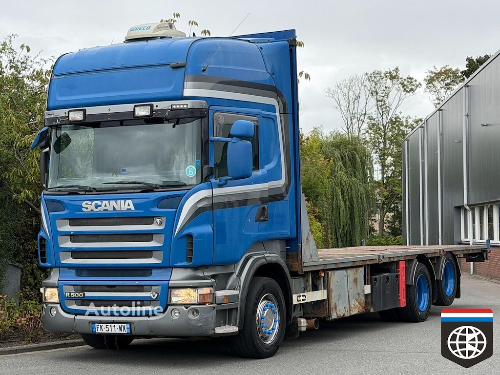 Scania R 500 6X2 Boogie 10 wheels - Cruise option - Night a/c kamion platforma