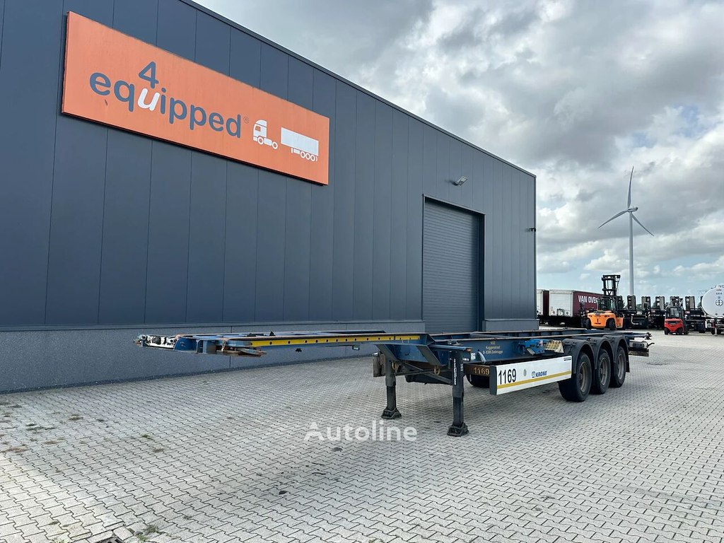 Krone 45FT High Cube / Empty weight: 4.230kg / BPW / Drum poluprikolica za prevoz kontejnera