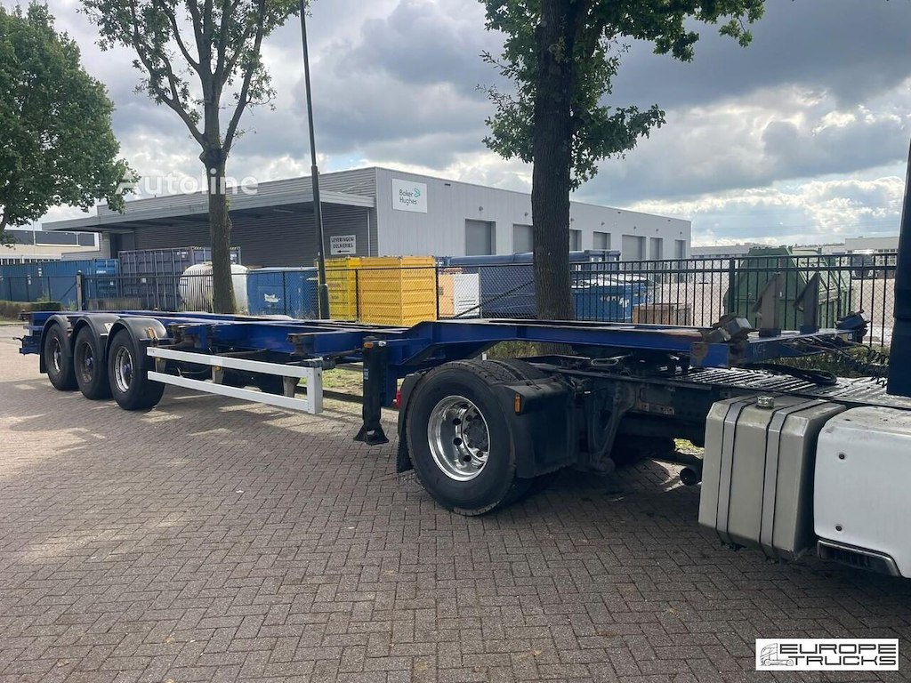 Renders Container Belgian Trailer - BPW Axles - Extendable poluprikolica za prevoz kontejnera