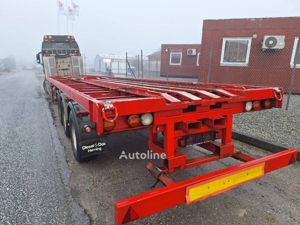 LeciTrailer 3 akslet containertrailer poluprikolica za prevoz kontejnera