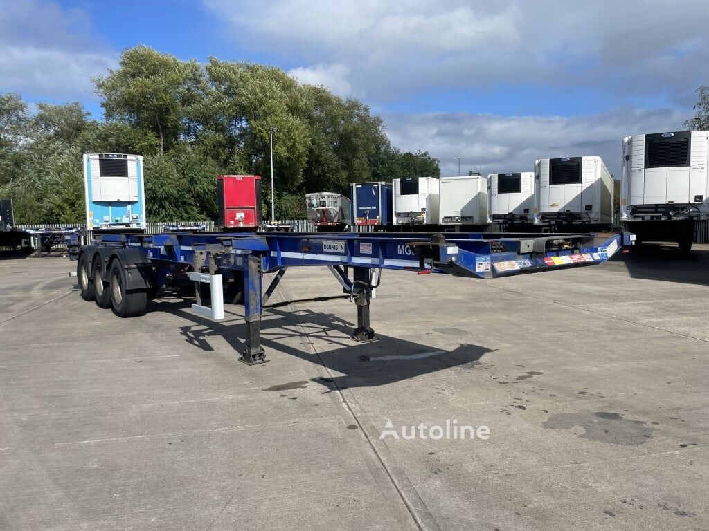 Dennison LOCK AND GO SLIDING SKELETAL TRAILER – C378654 poluprikolica za prevoz kontejnera