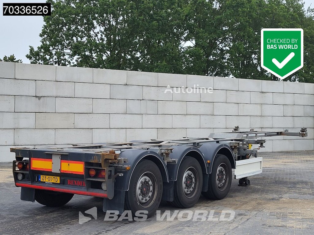 Reis Treyler Reistreyler F APK 12-26 Lift Axle 2x20ft 40ft 45ft poluprikolica za prevoz kontejnera