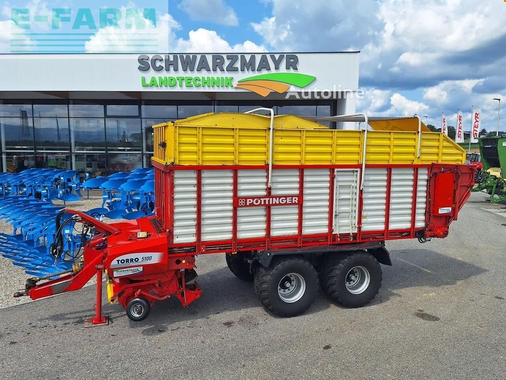 Pöttinger torro 5100 d cisterna silos