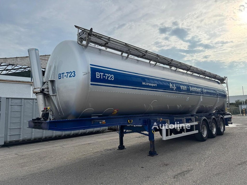LAG O-3-40 02 3 AXLE - 61.000 LITER TANK - KIPPER poluprikolica autocisterna