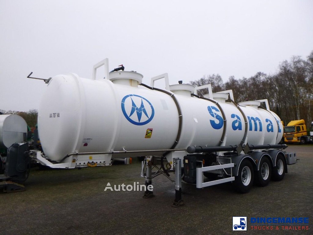 Magyar Chemical ACID tank inox 24.5 m3 / 1 comp cisterna za prevoz hemikalija