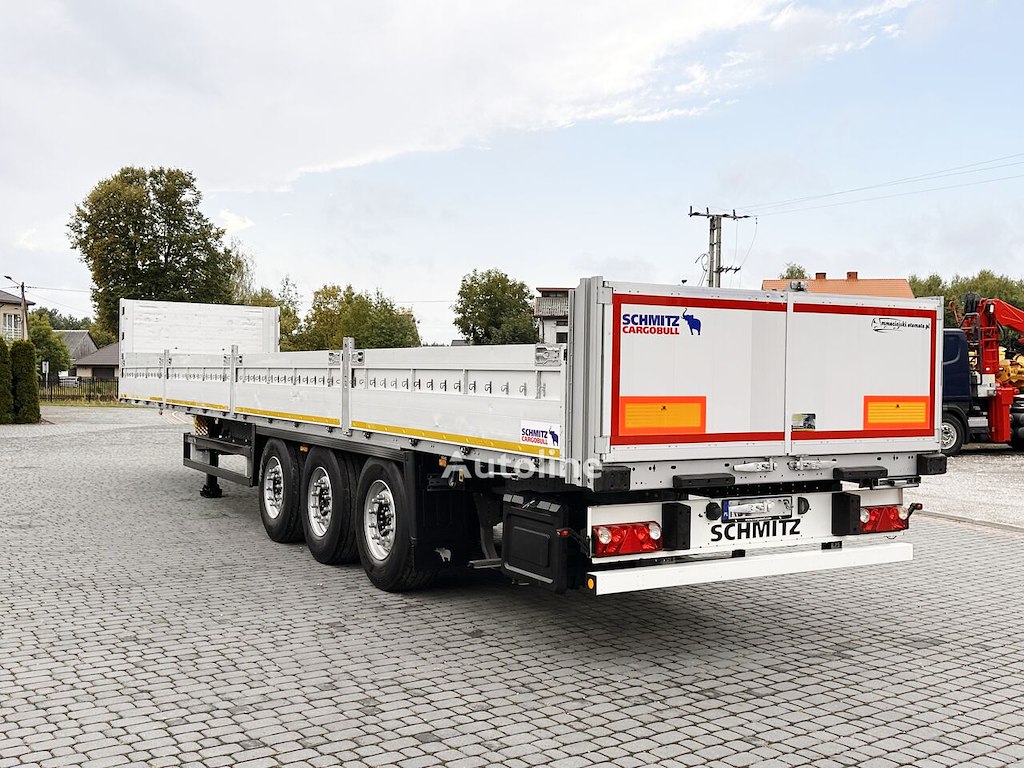 Schmitz Cargobull BURTOWA / OCYNK / BURTA 60 CM / LIFT AXLE / 2018 poluprikolica sa ravnom platformom