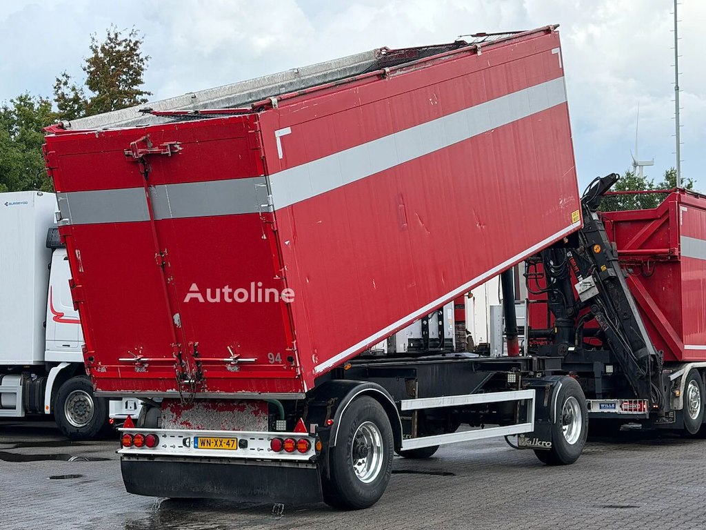 Jumbo MV200.KE 38m3 Kipper Schamel Aanhangwagen *APK* prikolica kiper