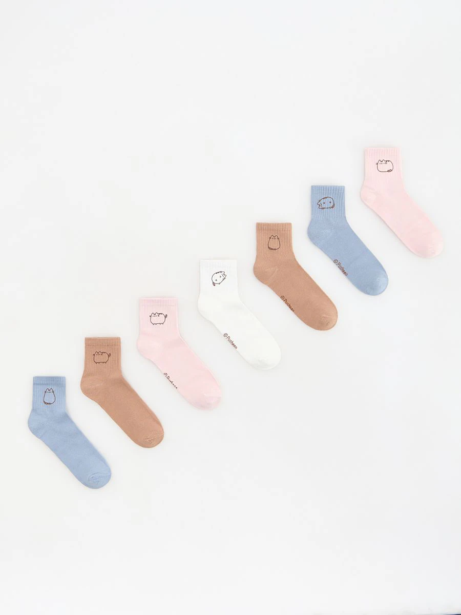 Pusheen čarape 7 pack