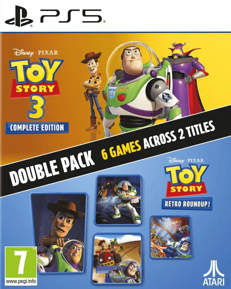 PS5 Toy Story - Retro Roundup! + Toy Story 3 - Complete Edition - Double Pack