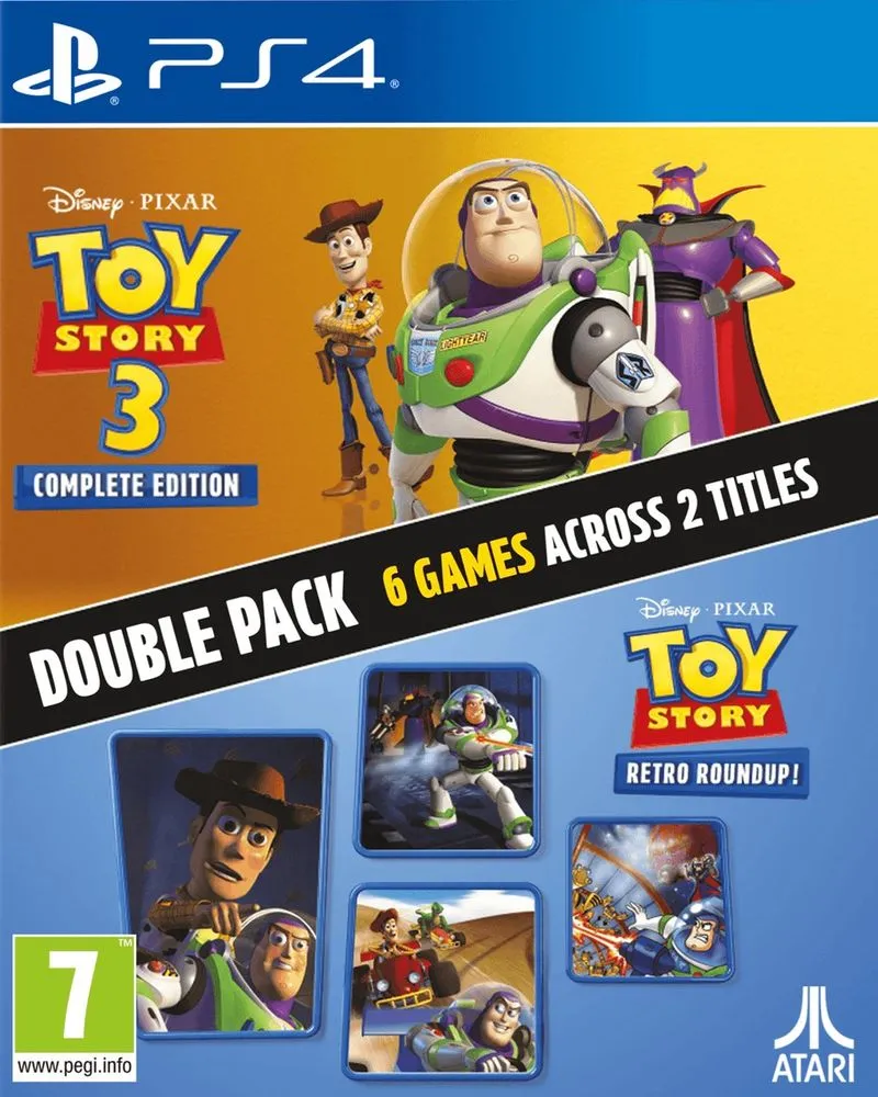 PS4 Toy Story - Retro Roundup! + Toy Story 3 - Complete Edition - Double Pack