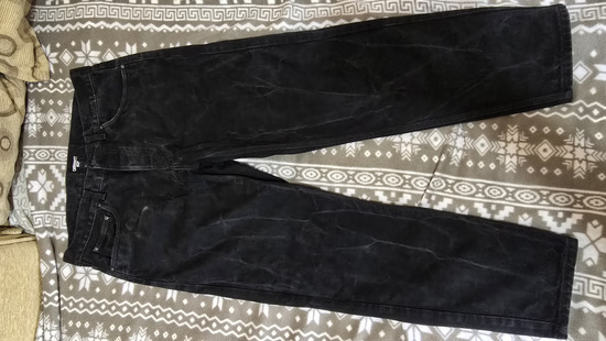 Farmerke Carhartt WIP Washed Black Denim