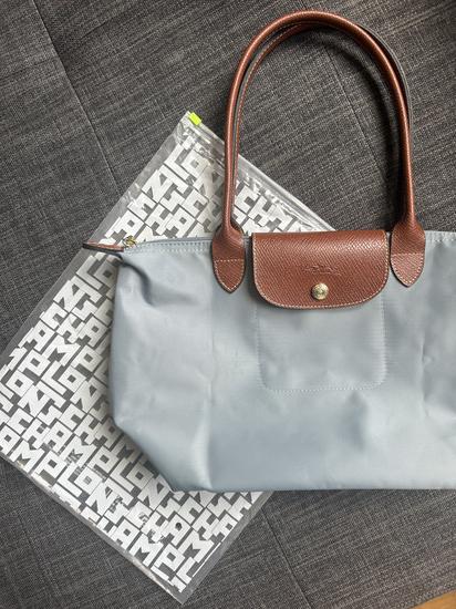 Longchamp NOVA torba Gray-Blue