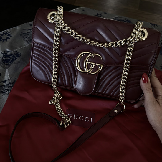 Gucci GG Marmont torba – bordo ❤️ SNIZENA