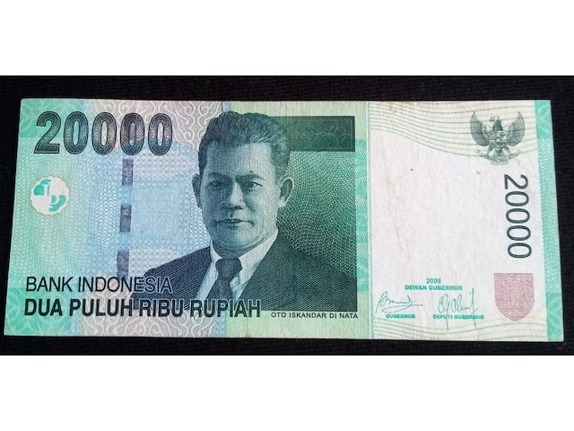 20000 rupija,Indonesia,2009,vf.