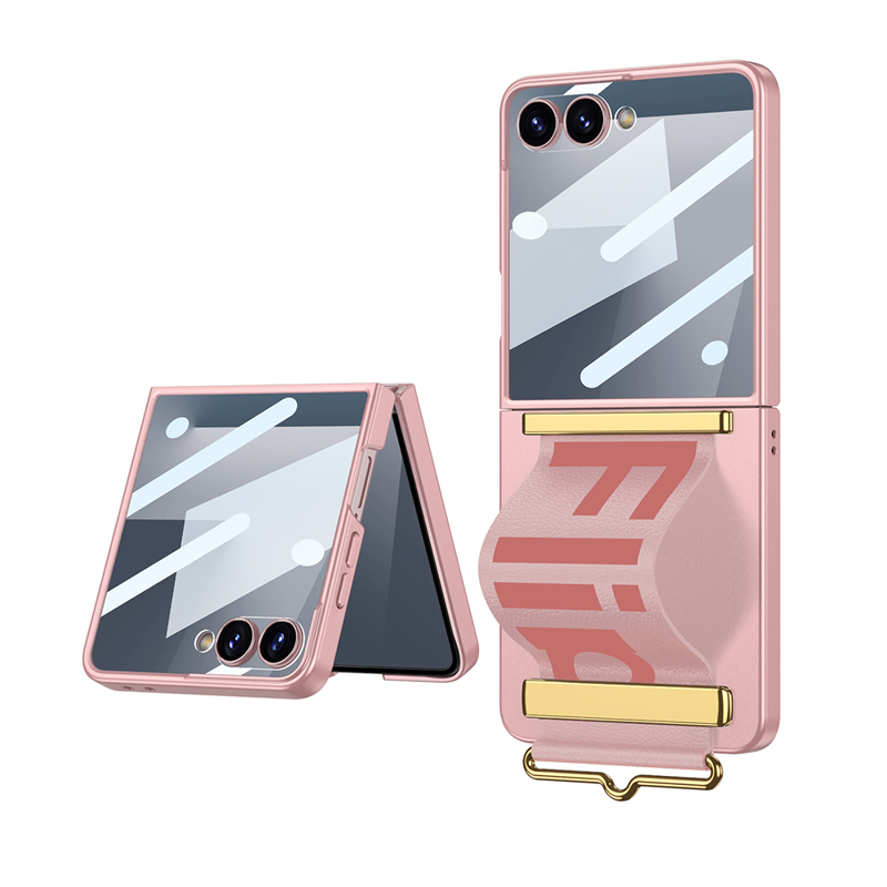 Futrola STRAP CASE za Samsung F751B Galaxy Z Flip 7 5G roze (GKK case)