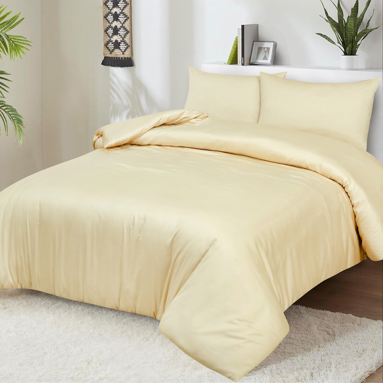 Vitapur posteljina single ivory 140x200