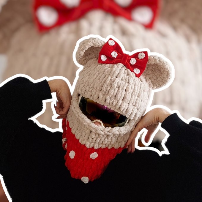 Minnie Mouse Ski kapa Fantomka