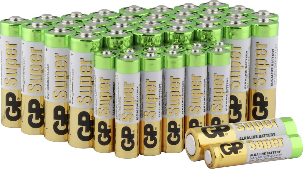 GP Batteries komplet baterija alkalna 1,5 V AA (Mignon) pak. 44 kom.