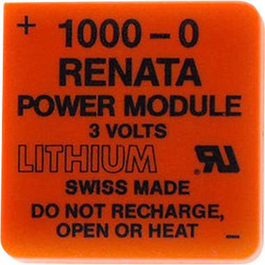 Renata Powermodul 1000-0 baterija specijalne veličine litijumska 3 V 950 mAh