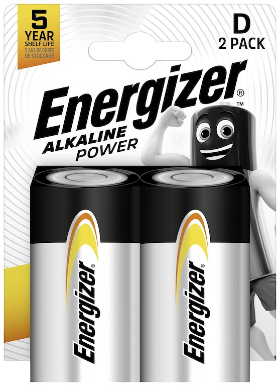 Energizer LR20 D baterija alkalna 1,5 V D (Mono) pak. 2 kom.