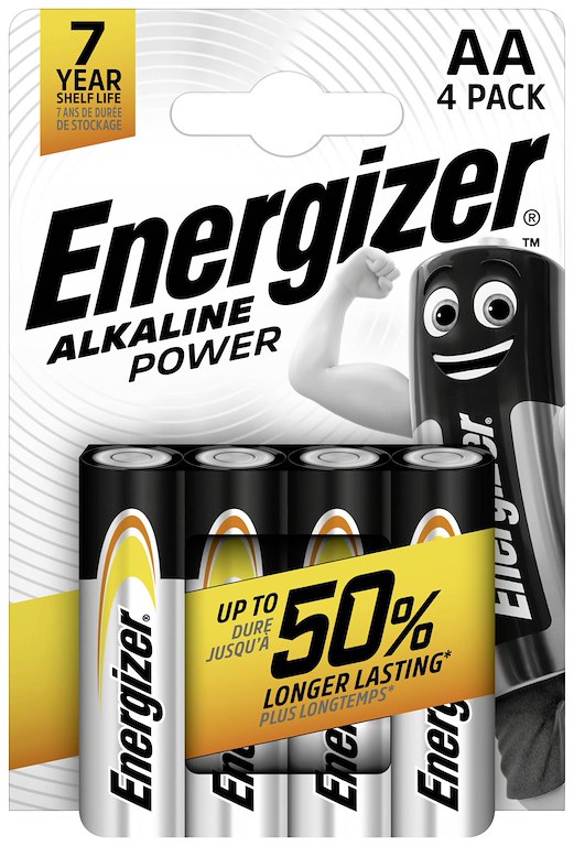 Energizer LR06 AA baterija alkalna 1,5 V AA (Mignon) pak. 4 kom.