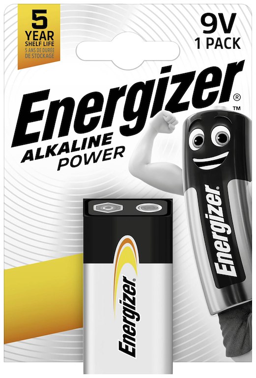 Energizer 9 V blok baterija alkalna