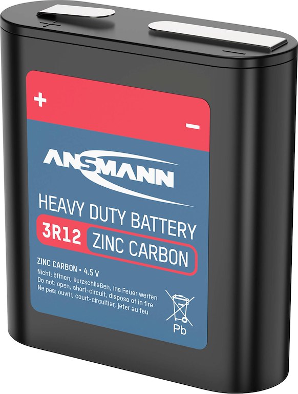 Ansmann 3R12 pljosnata baterija cink-ugljenična 4,5 V 1700 mAh 4,5 V pljosnata