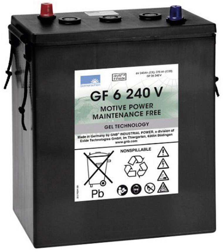 GNB GF 06 240 V olovni akumulator olovni gel 6 V 240 Ah