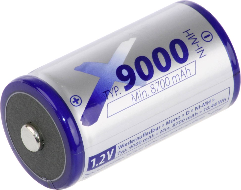 XCell 124015 punjiva D baterija NiMH 1,2 V 9000 mAh D (Mono)
