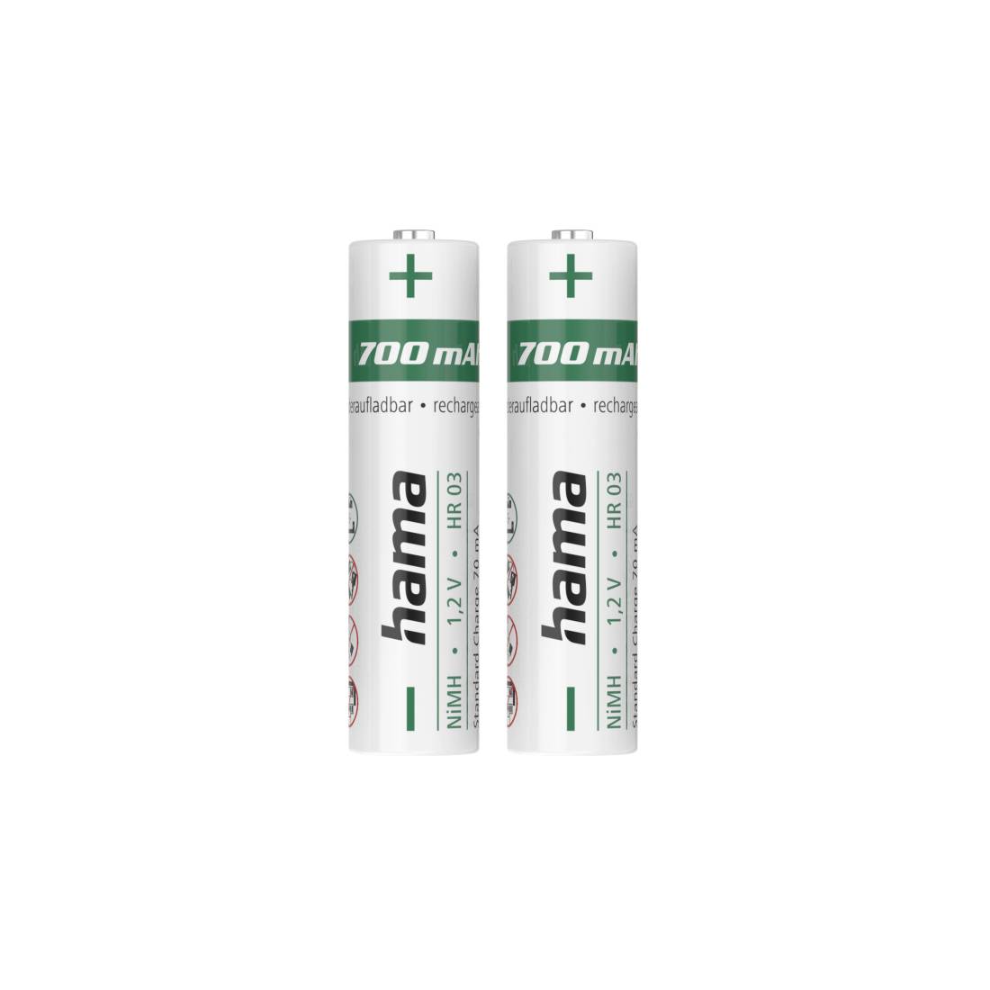 Hama 00223525 punjiva AAA baterija NiMH 1,2 V 700 mAh pak. 2 kom.