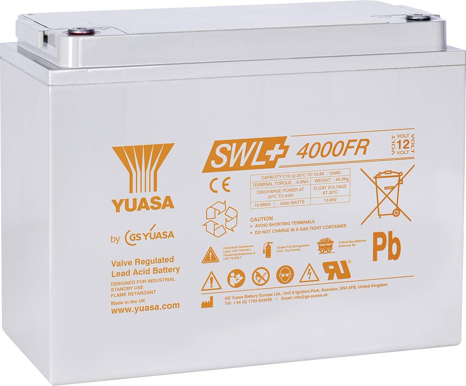 Yuasa SWL+4000FR olovni akumulator olovni AGM 12 V 135 Ah