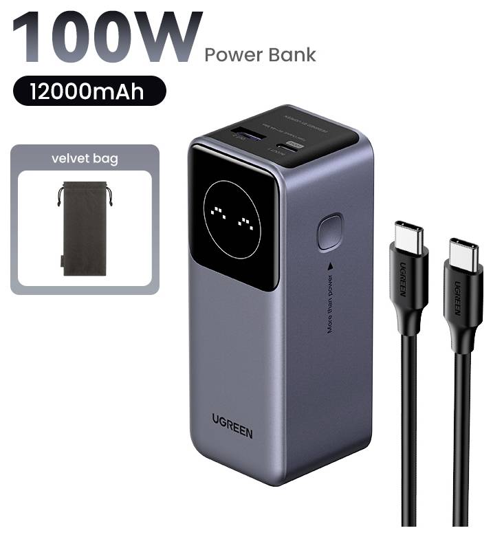 UGREEN PB724 powerbank prenosna baterija Li-Ion 12000 mAh