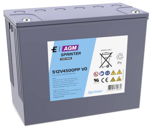 Exide S12V4500PP olovni akumulator olovni AGM 12 V 120 Ah
