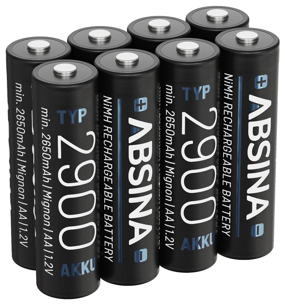 Absina 401003-8 punjiva AA baterija NiMH 1,2 V AA (Mignon) pak. 8 kom.