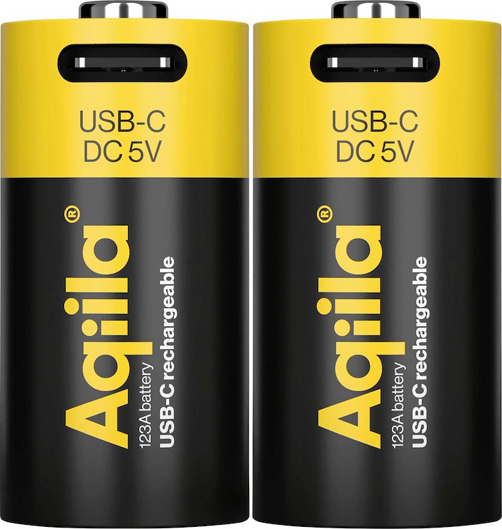 Aqiila Akku punjiva baterija specijalne veličine Li-Ion 3 V 750 mAh CR-123A