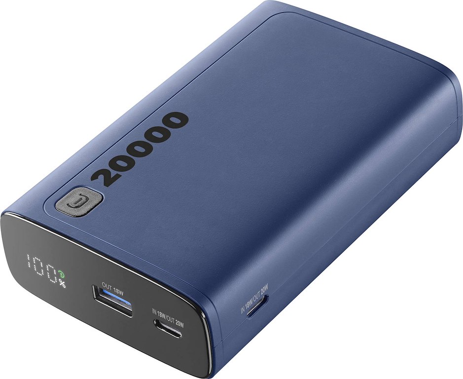 Cellularline powerbank prenosna baterija LiPo 20000 mAh (3476774)