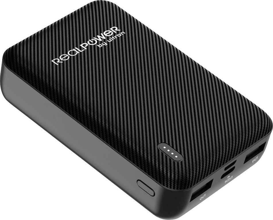 RealPower PB-10000 powerbank prenosna baterija LiPo 10000 mAh