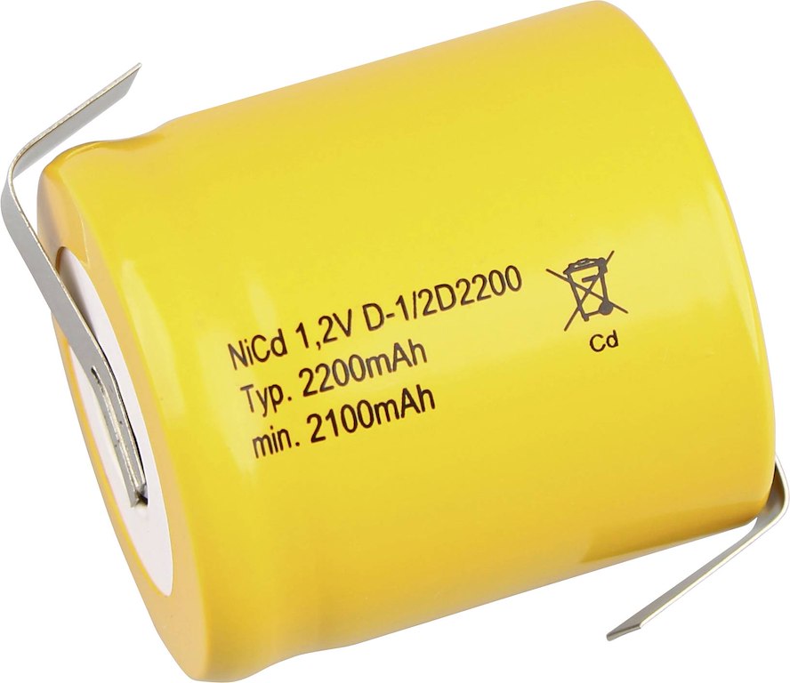 Mexcel 150793 punjiva baterija specijalne veličine NiCd 1,2 V 2200 mAh 1/2 D