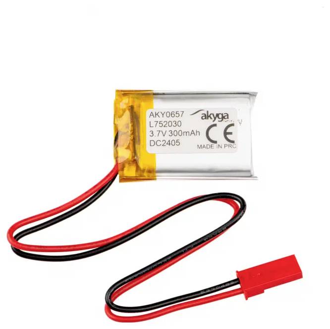 Akyga LP752030 akumulatorski paket LiPo 3,7 V 300 mAh specijalna veličina