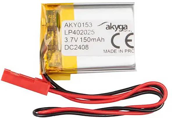 Akyga LP402025 akumulatorski paket LiPo 3,7 V 150 mAh