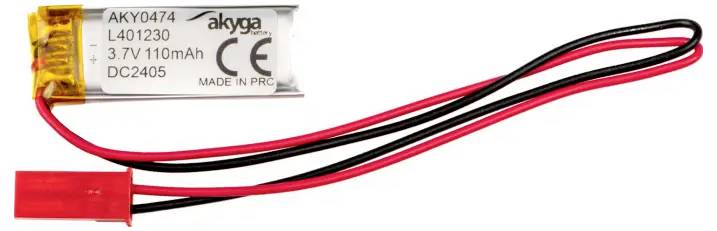 Akyga LP401230 akumulatorski paket LiPo 3,7 V 110 mAh