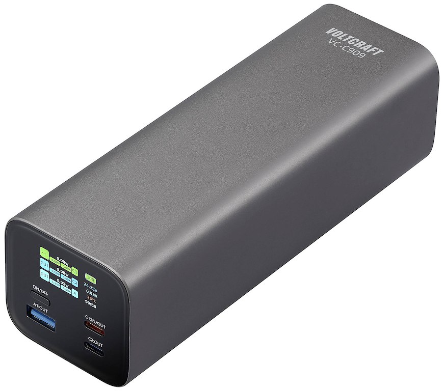 VOLTCRAFT C909 powerbank prenosna baterija Li-Ion 27000 mAh